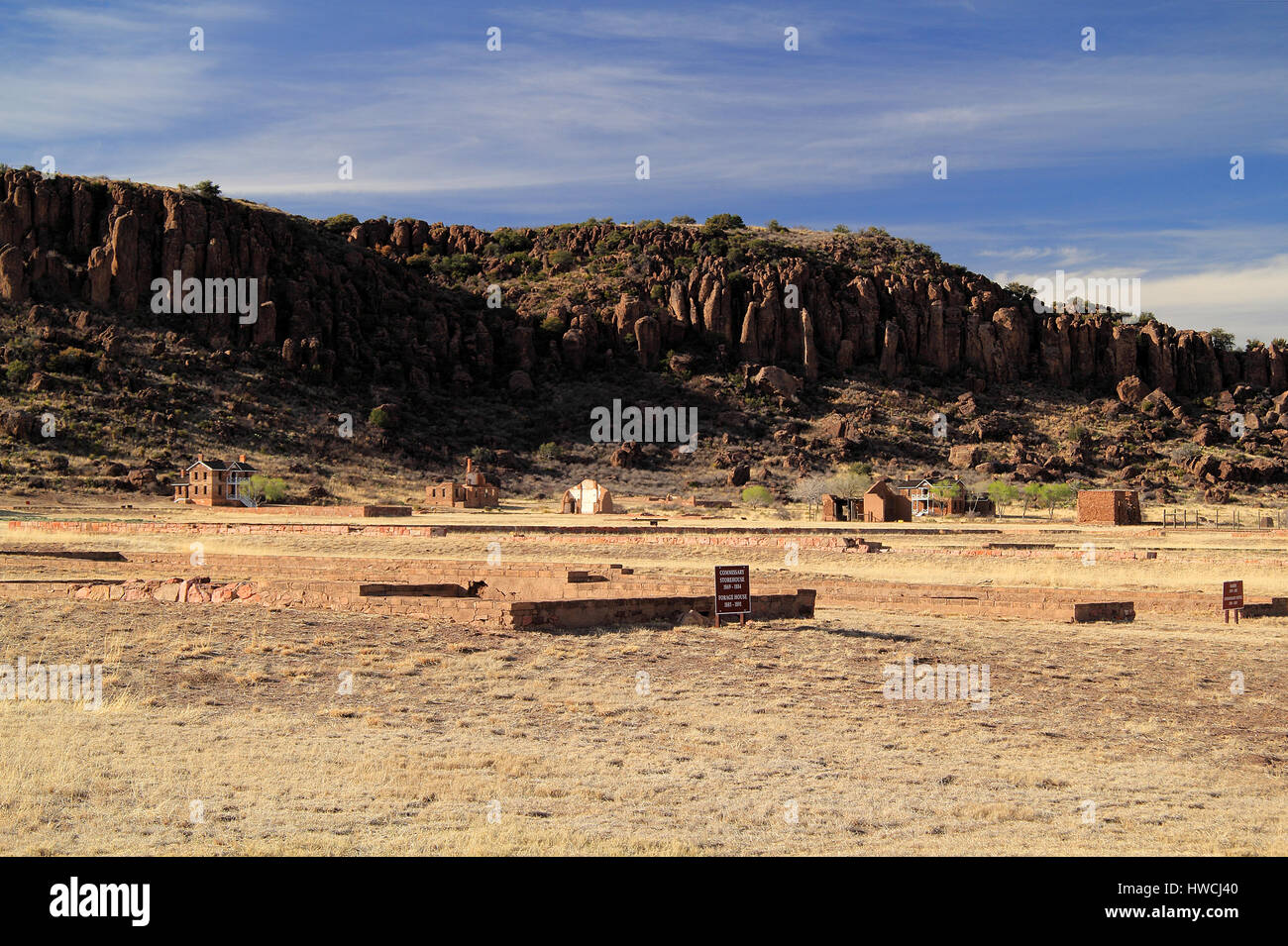 Fort Davis National Historic Site in the State of Texas Stock Photo - Alamy