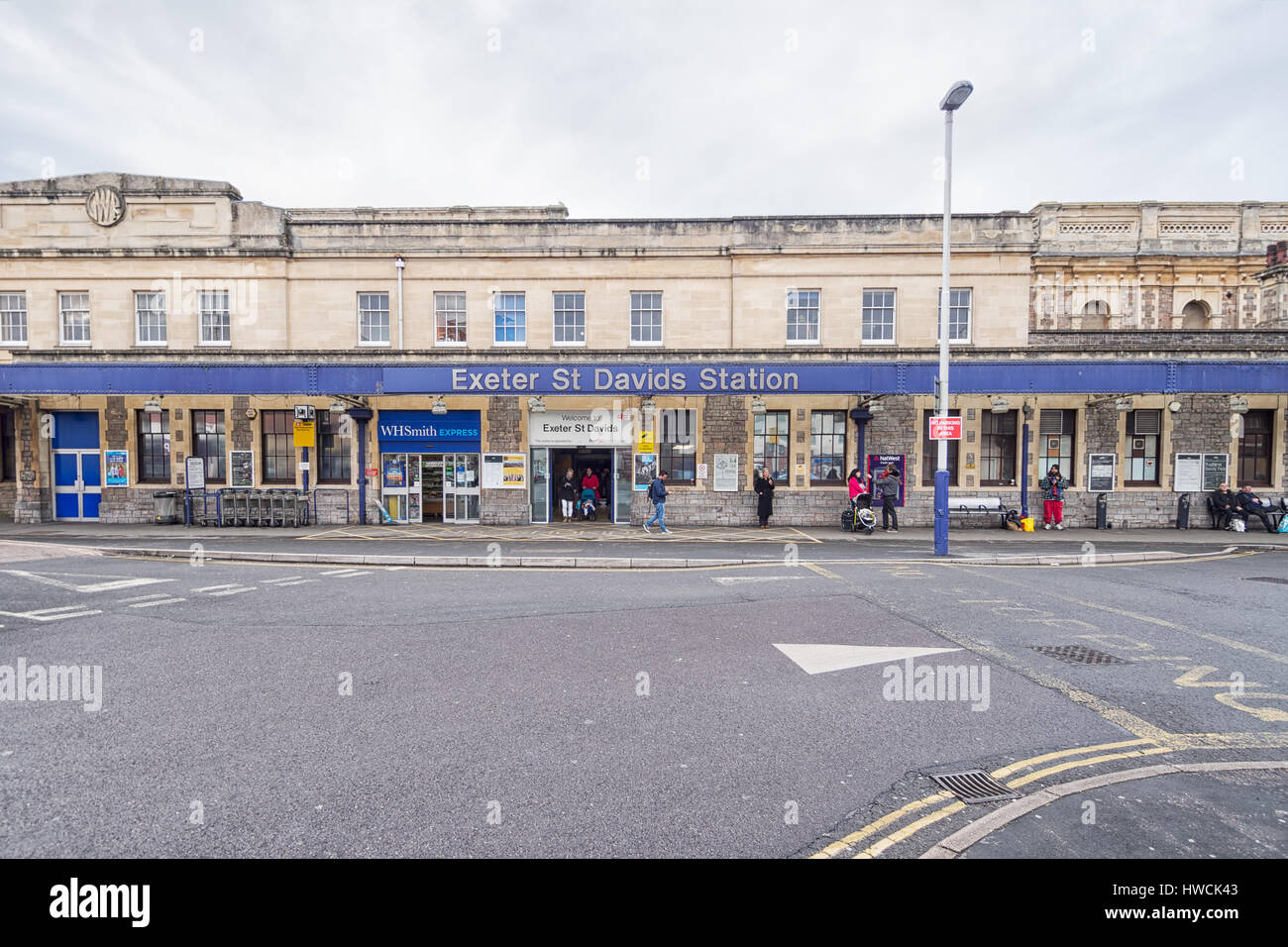 St David's station, Exeter, Devon, England. Photo March 2017 Stock ...