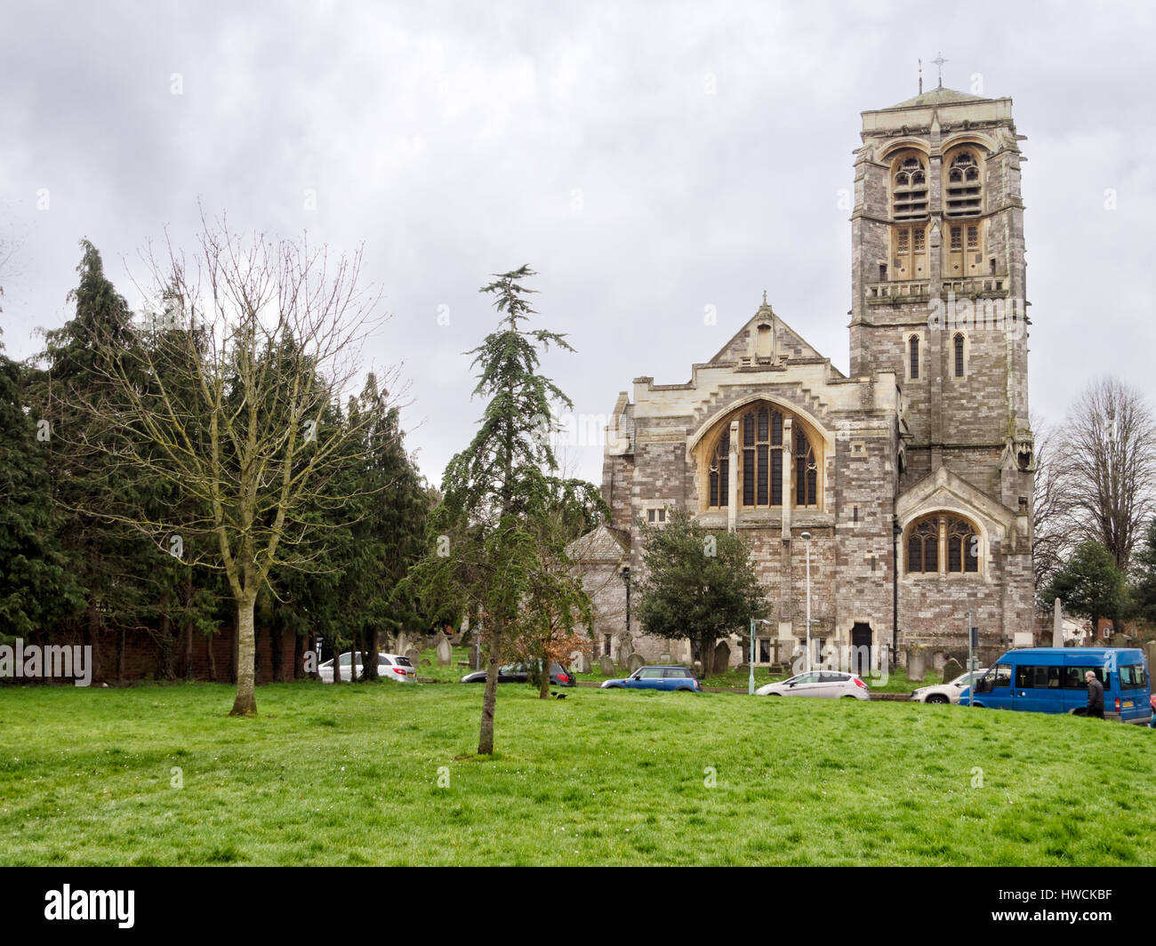 St David's Church, Exeter, Devon. Photo March 2017 Stock Photo - Alamy