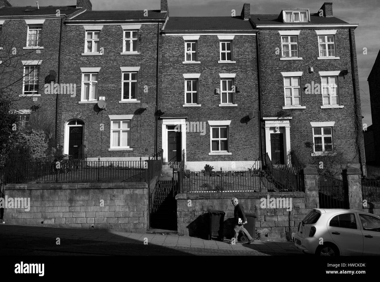 Villas,Westgate Road, Newcastle-upon-Tyne Stock Photo - Alamy