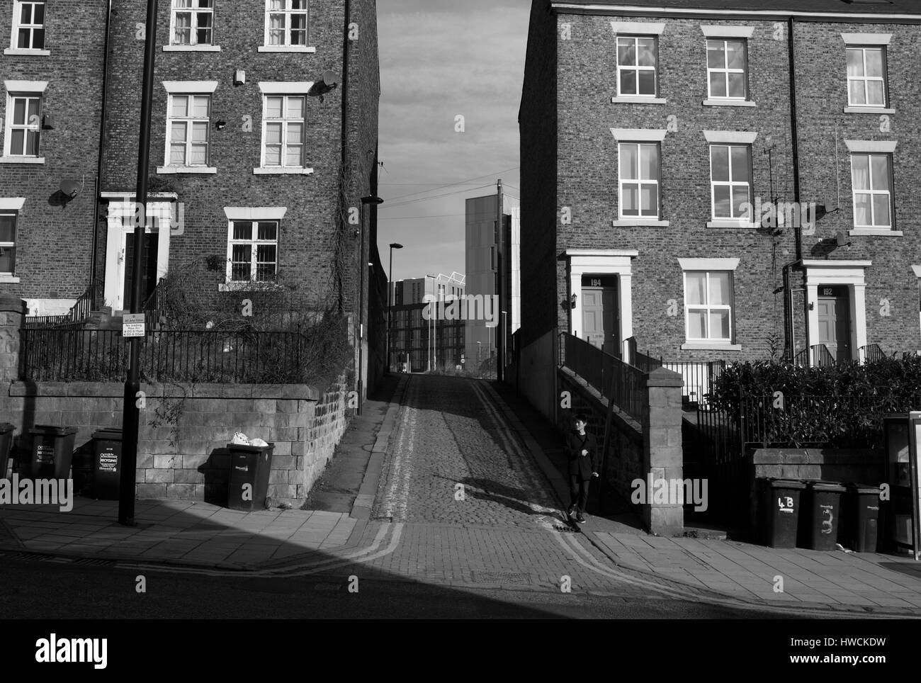 Cross Villa Place No 3, Westgate Road, Newcastle-upon-Tyne Stock Photo ...