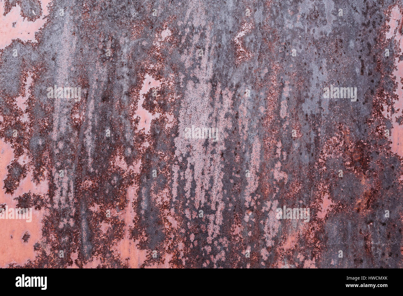 Pink pianted rusty metal texture Stock Photo - Alamy