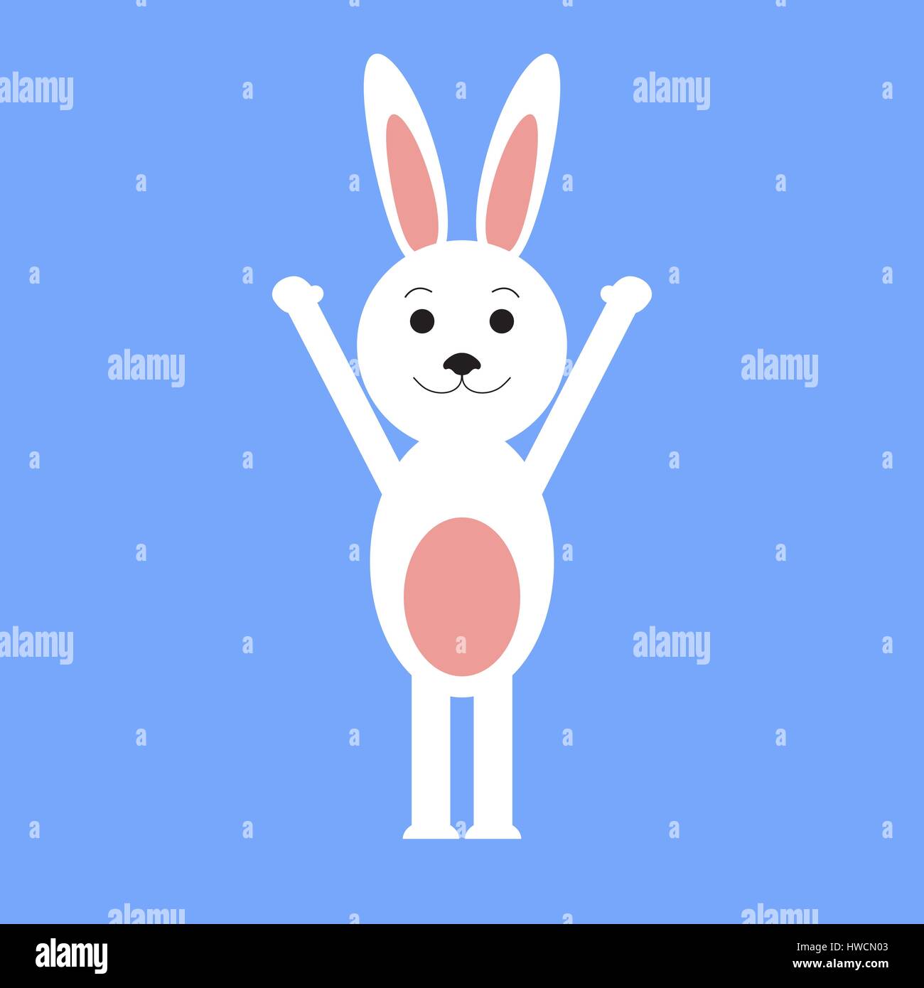 Rabbit funny Stock Vector Images - Alamy