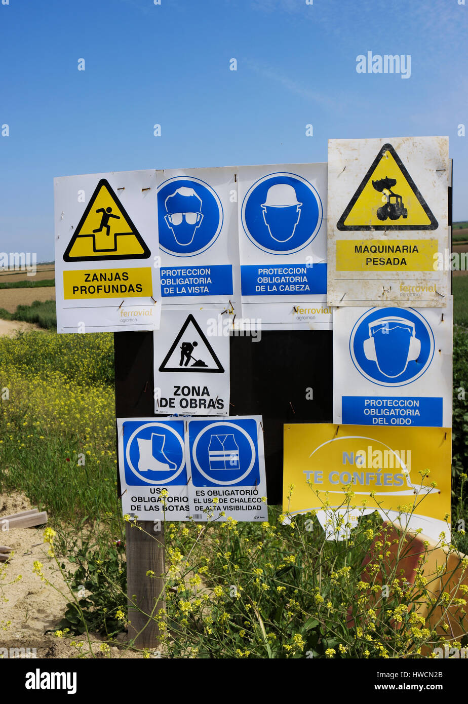 Spanish Road Signs
