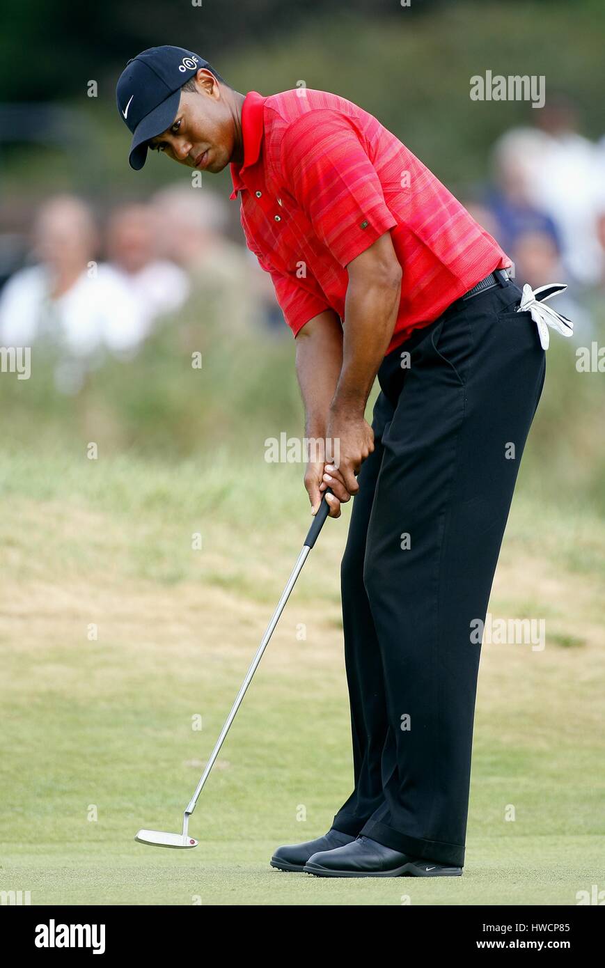 TIGER WOODS USA ROYAL LIVERPOOL GOLF CLUB HOYLAKE 23 July 2006 Stock ...