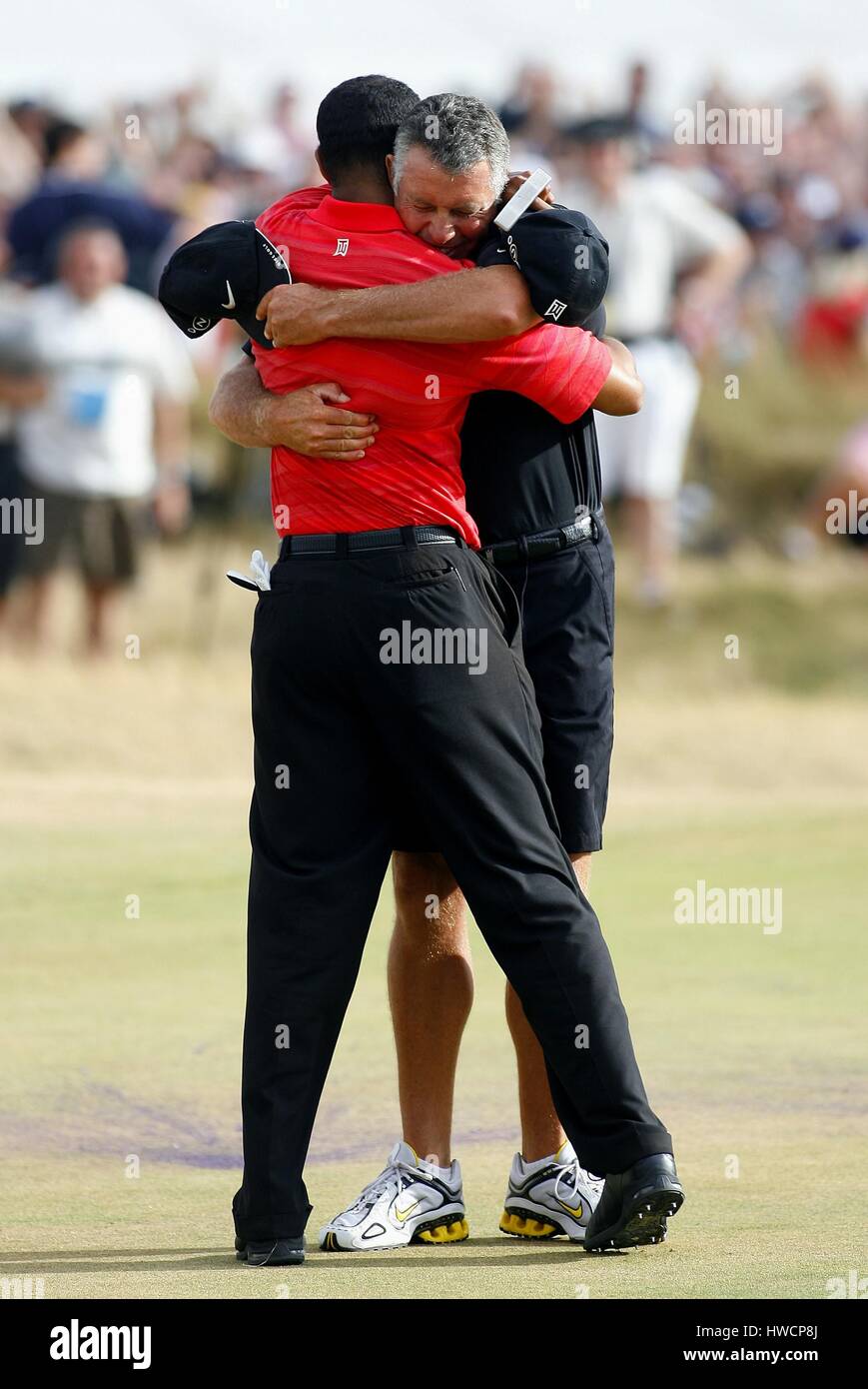 TIGER WOODS & STEVE WILLIAMS OPEN CHAMPION 2006 ROYAL LIVERPOOL GOLF ...
