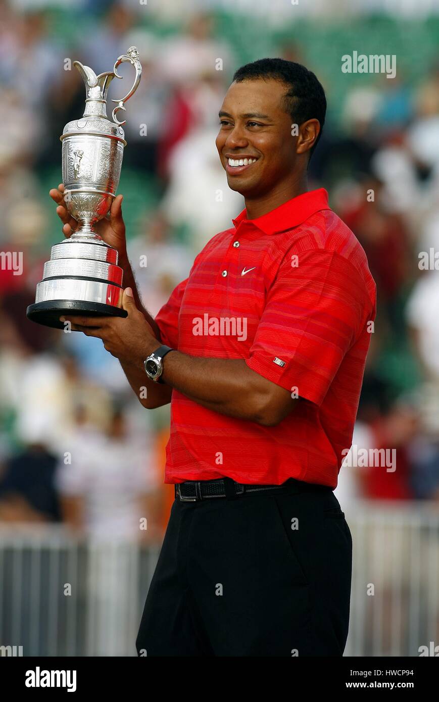TIGER WOODS OPEN CHAMPION 2006 ROYAL LIVERPOOL GOLF CLUB HOYLAKE 23 ...
