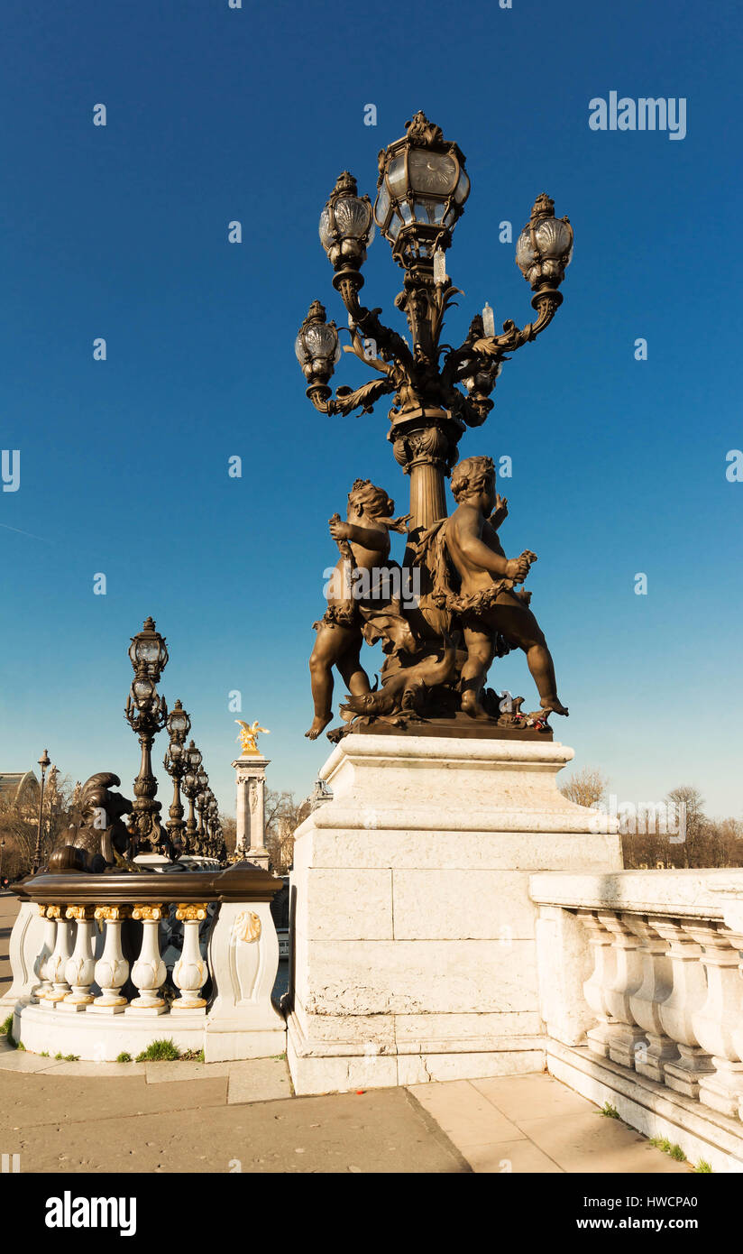 Alexander 3rd bridge hi-res stock photography and images - Alamy