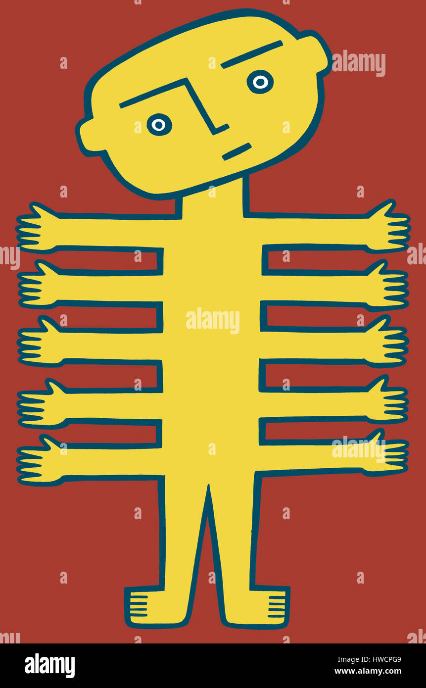Cartoon handy hi-res stock photography and images - Alamy