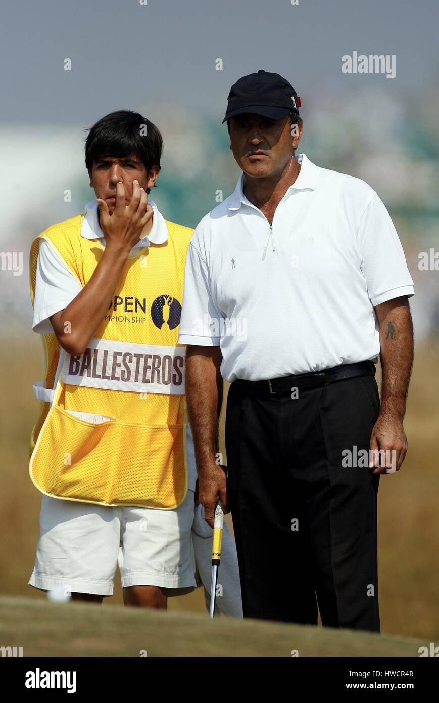 SEVE BALLESTEROS & SON SPAIN ROYAL LIVERPOOL GC HOYLAKE ENGLAND 20 July ...