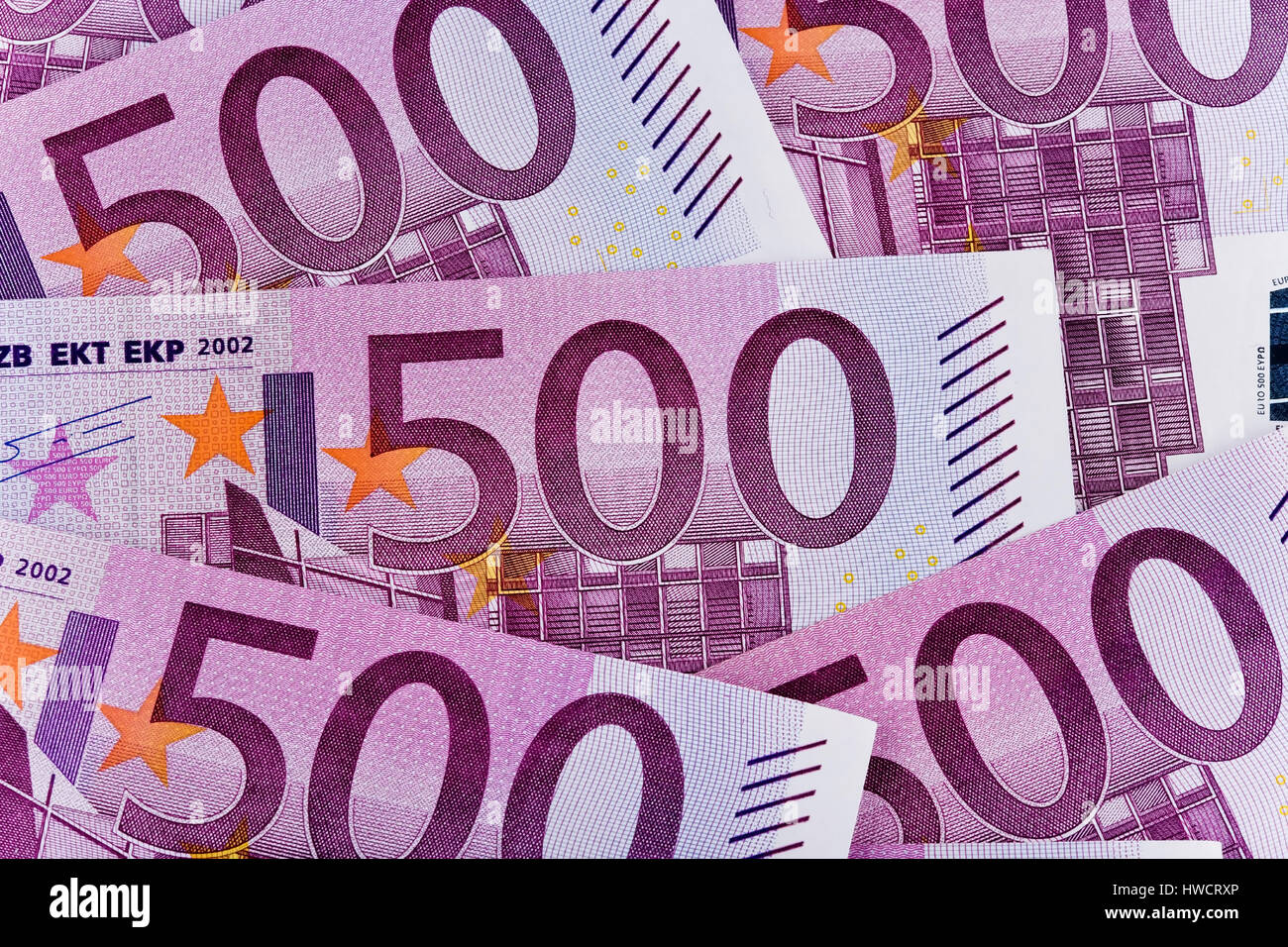 500th euro of notes, 500er Euro Scheine Stock Photo - Alamy