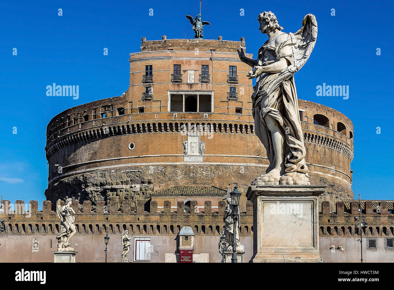 Italy, Rome, angel's castle, Italien, Rom, Engelsburg Stock Photo - Alamy