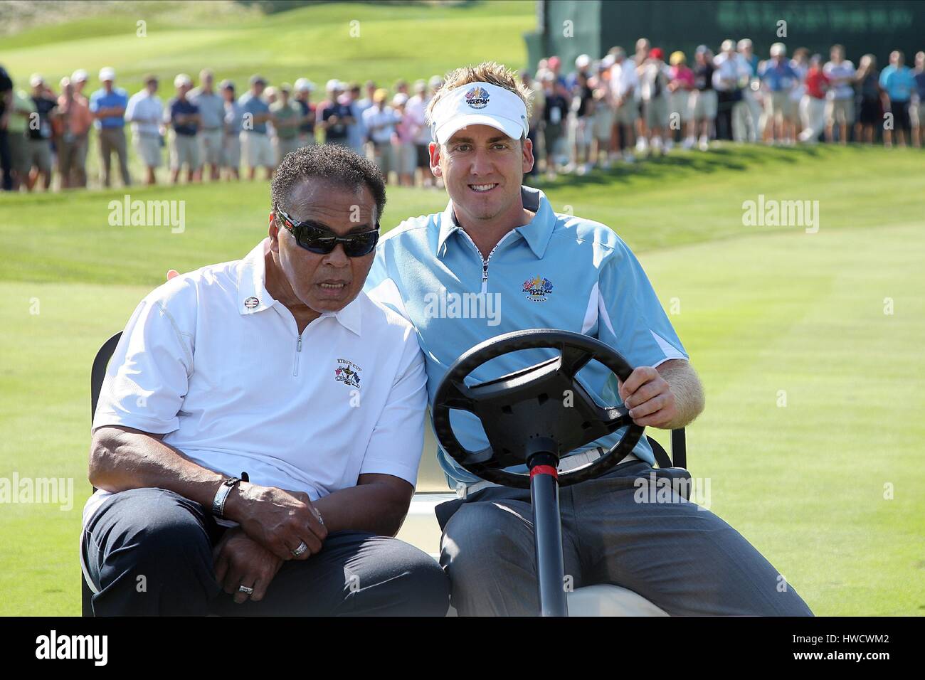 IAN POULTER & MOHAMMAD ALI 37TH RYDER CUP VALHALLA LOUISVILLE KENTUCKY ...