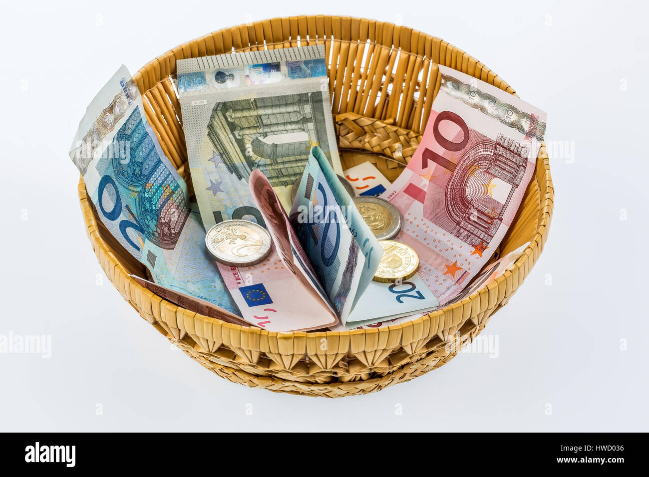 Offering Baskets With Money