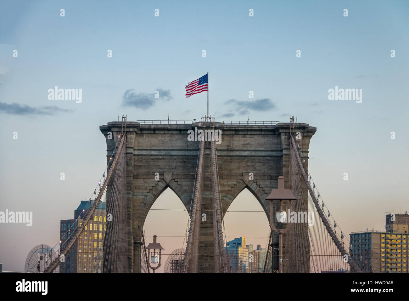 The Brooklyn Bridge - New York, USA Stock Photo - Alamy