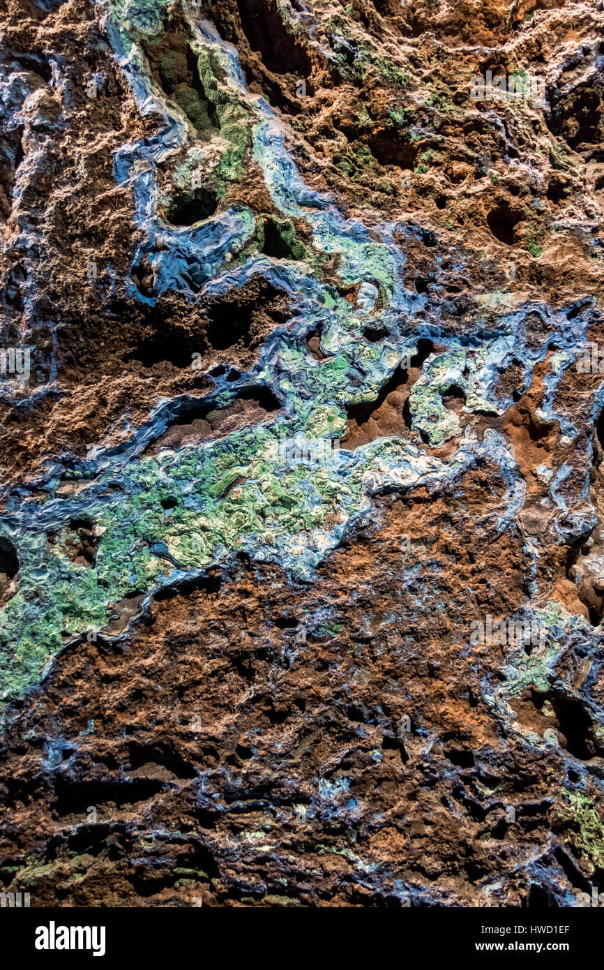 Azurite and Malachite Stone Texture Stock Photo - Alamy