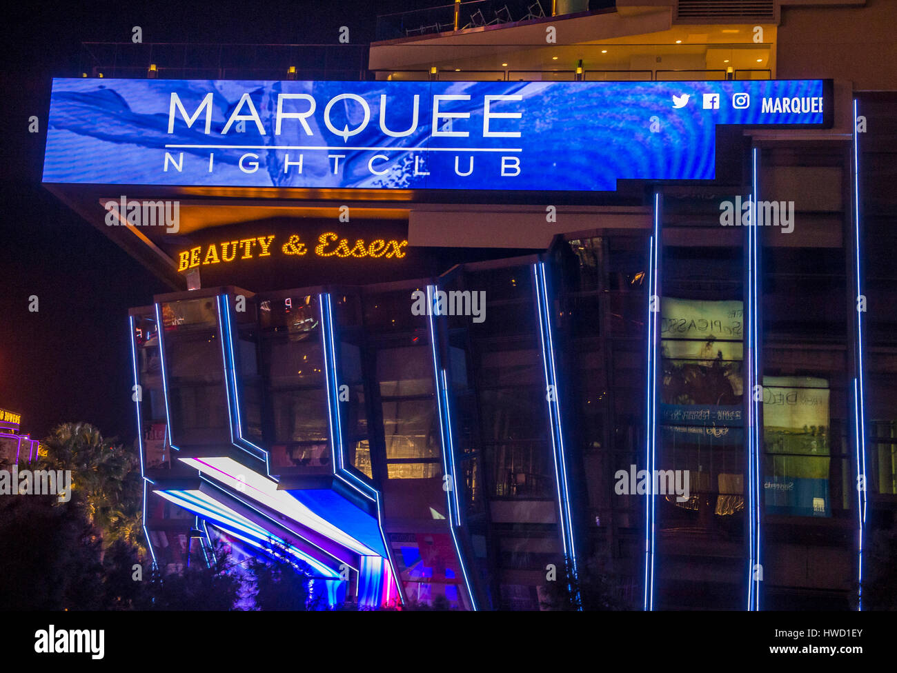 LAS VEGAS - NOV 08 : The Marquee Night club in Cosmopolitan hotel in ...