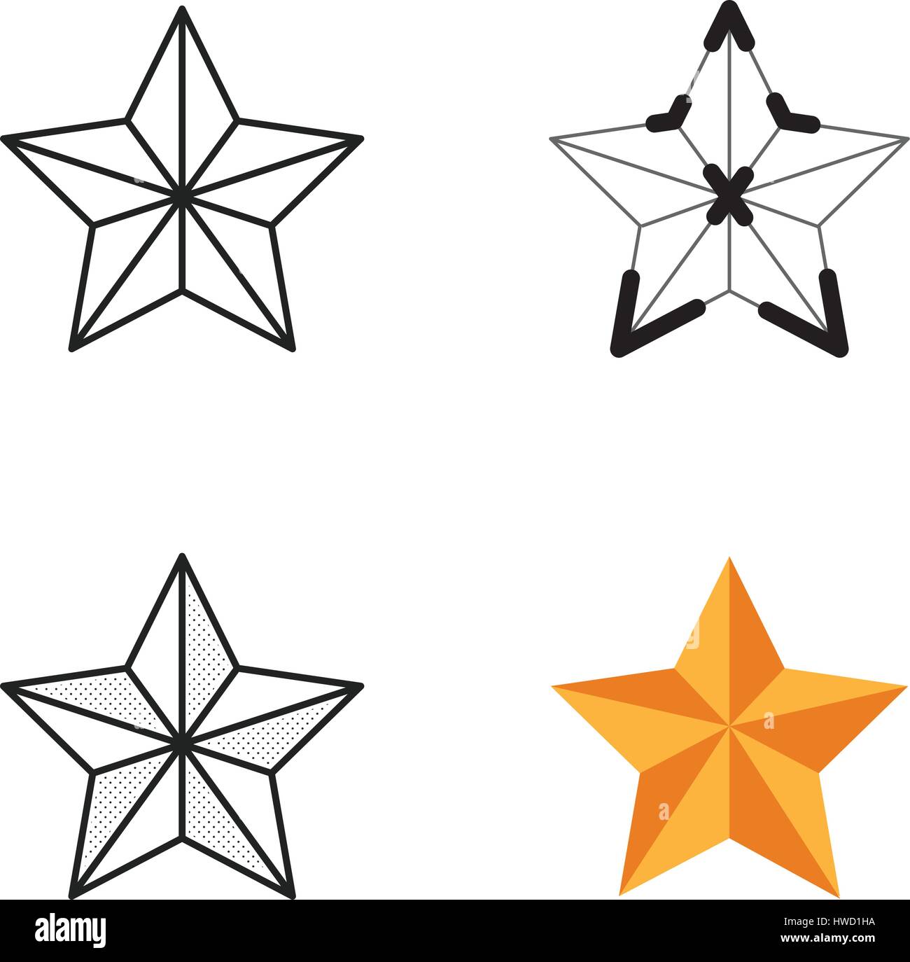 icon Christmas Star Stock Vector Image & Art - Alamy