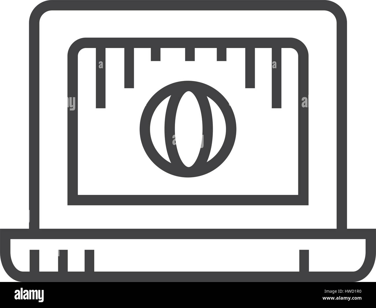 Computer 3D print icon Stock Vector Image & Art - Alamy