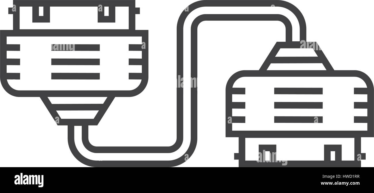 Twin Adapter icon Stock Vector Image & Art - Alamy