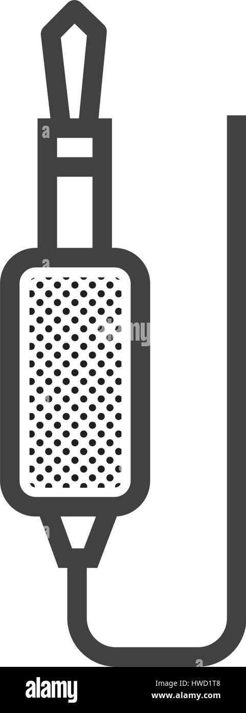 Audio Adapter icon Dotted Style Stock Vector Image & Art - Alamy