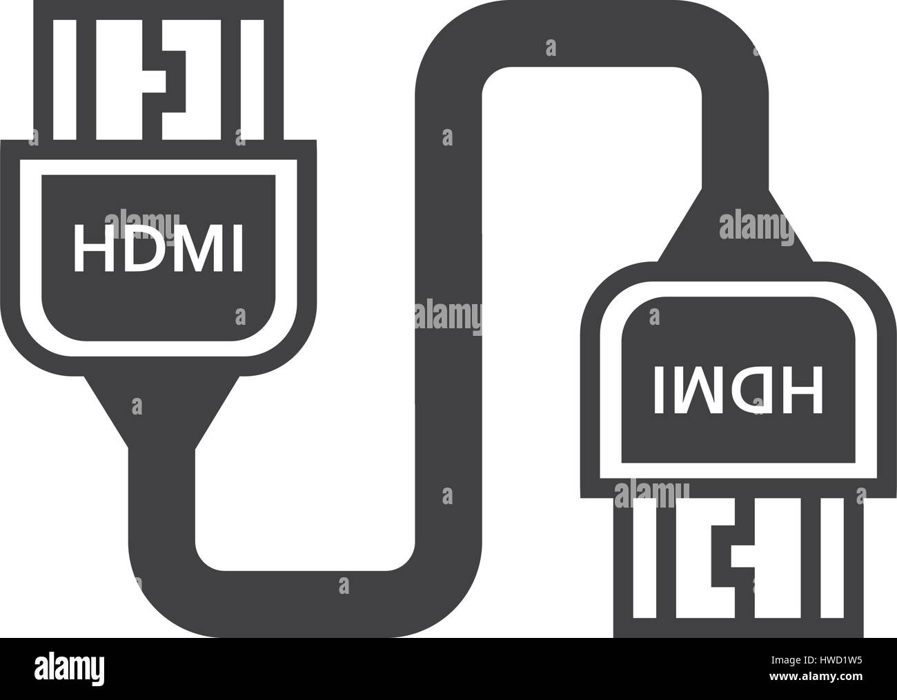 Digital twin concept Stock Vector Images - Alamy