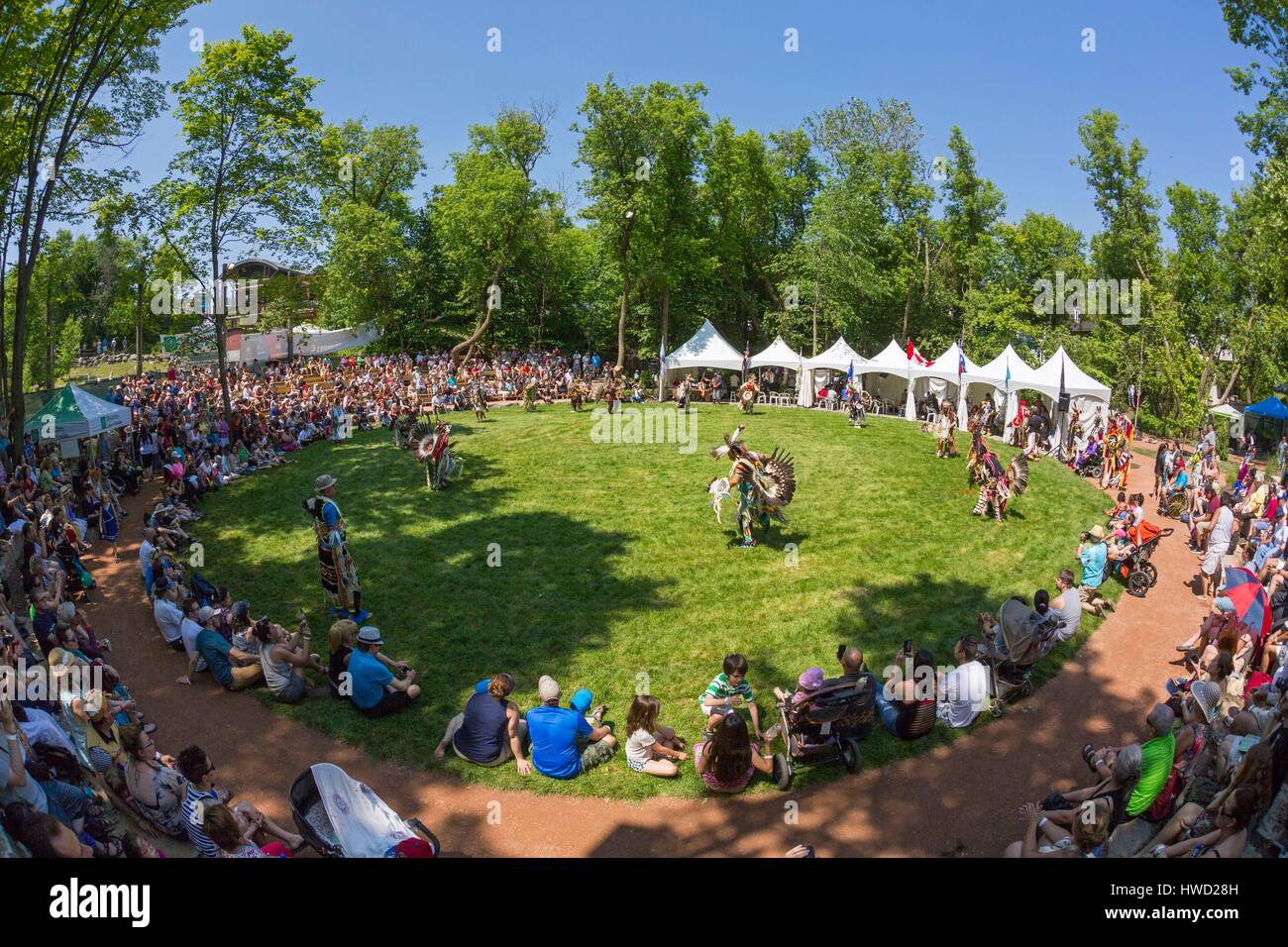 Canada, Quebec province, Quebec City, Wendake reserve Huron First ...