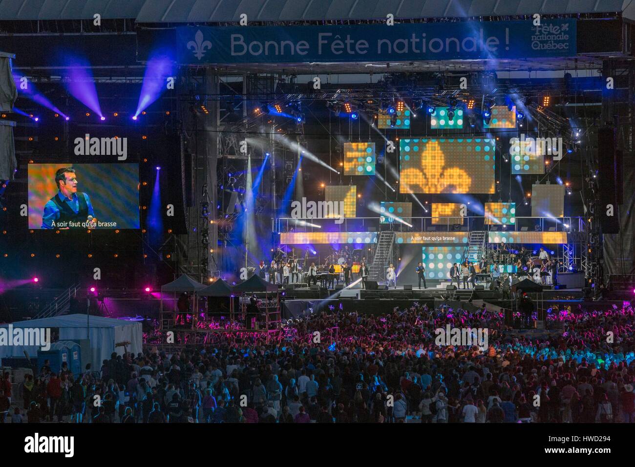 Canada, Quebec province, Quebec City, Quebec's national holiday, the ...