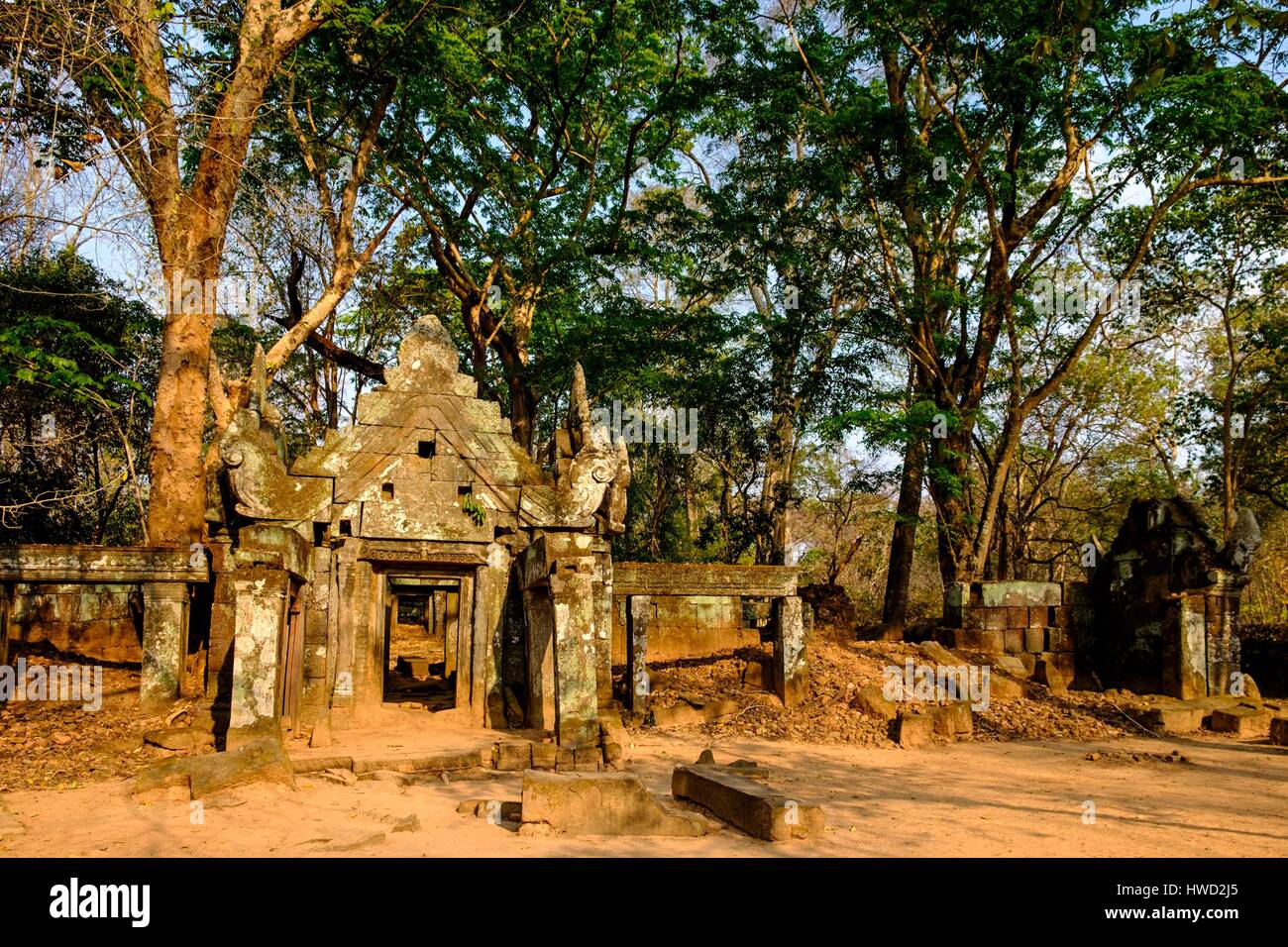 Cambodia, Preah Vihear province, temples complex of Koh Ker, dated 9 to ...