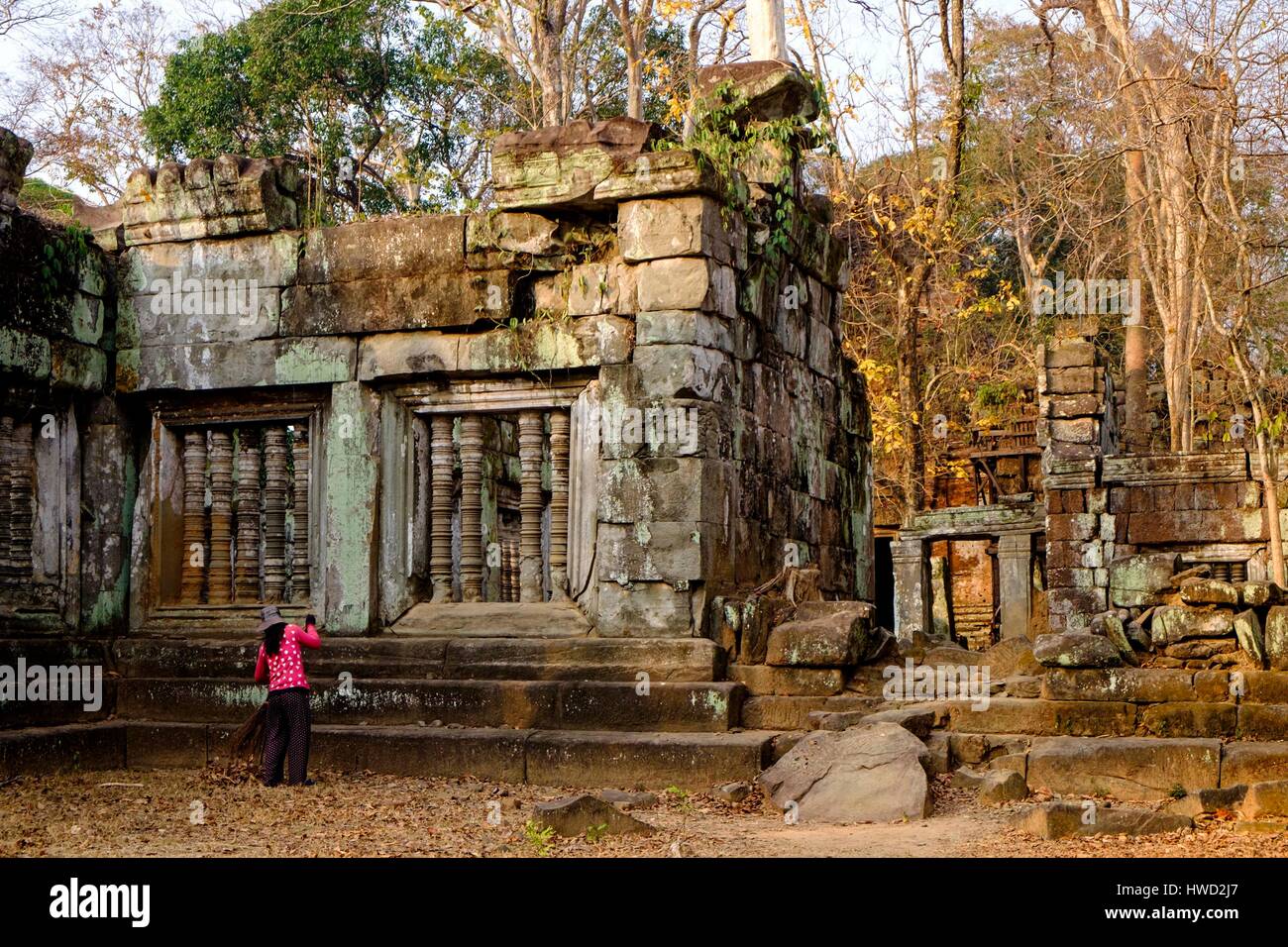 Cambodia, Preah Vihear province, temples complex of Koh Ker, dated 9 to ...