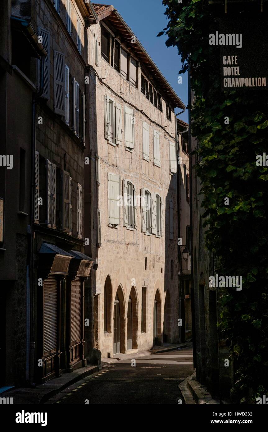 France, Lot, Figeac, old town Stock Photo - Alamy
