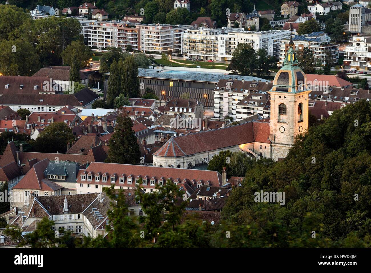 France, Doubs, Besancon, old city, Saint Jean cathedral, Cite des Arts ...