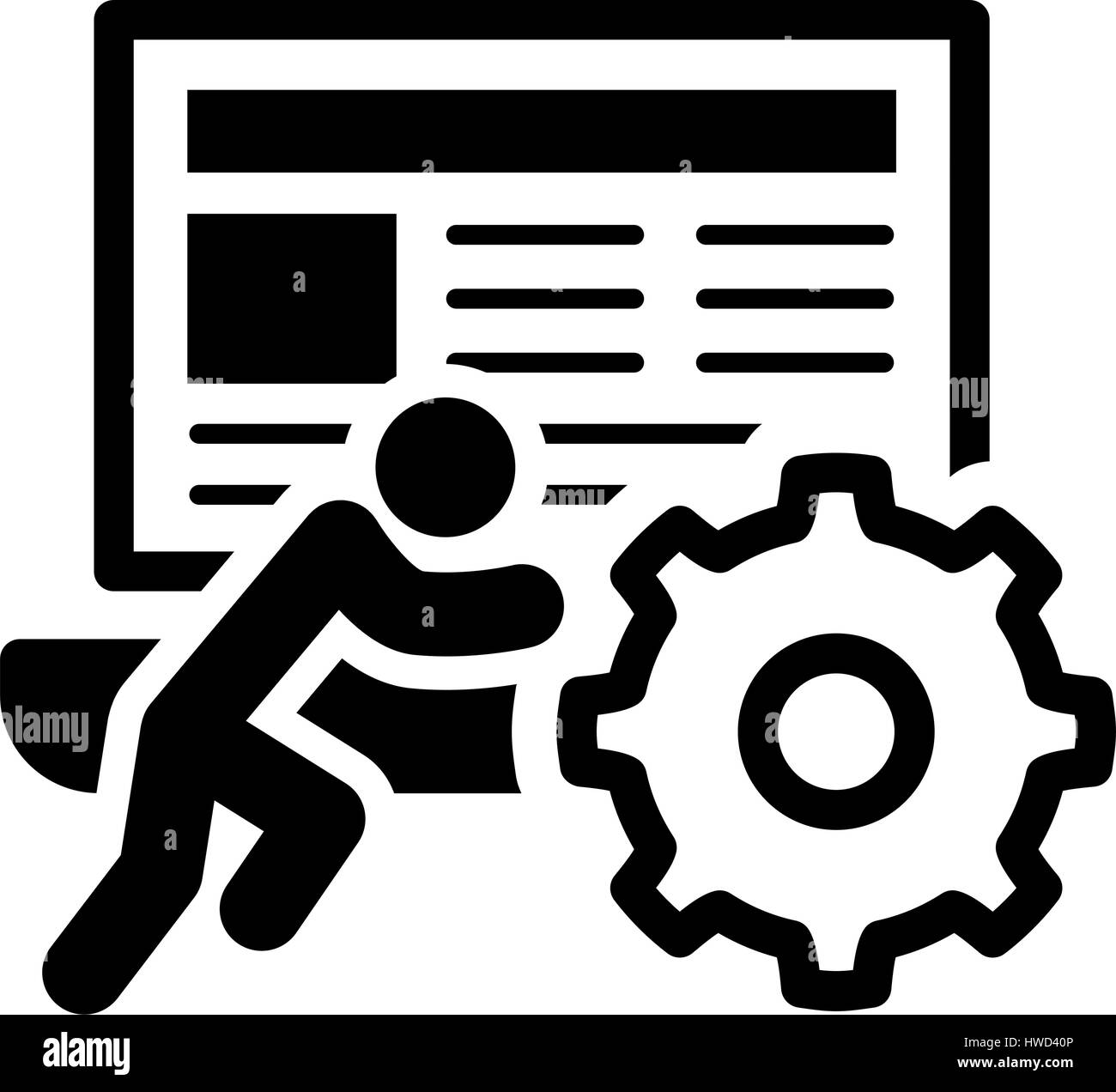Technical Support Icon. Flat Design Stock Vector Image & Art - Alamy Technical Support Icon. Flat Design Stock Vector Image & Art - Alamy