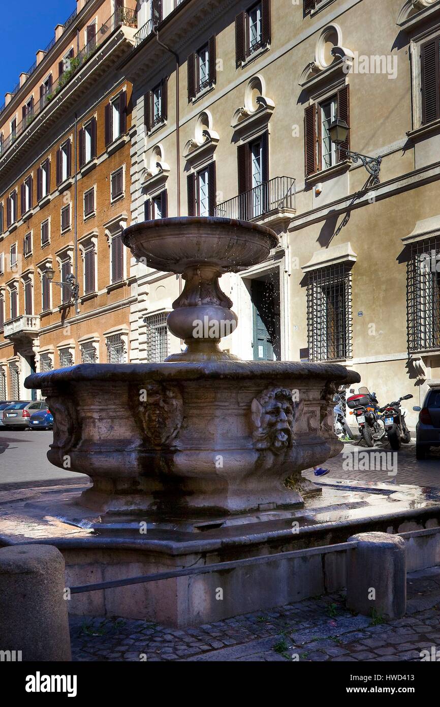Italy, Latium, Rome, Piazza di Santa Maria in Campitelli, listed as ...