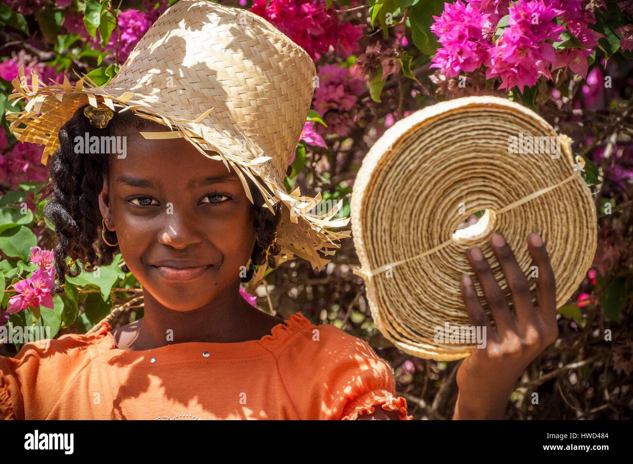 Seychelles, Mahe island, Anse aux Pins, craft village, clothing and ...