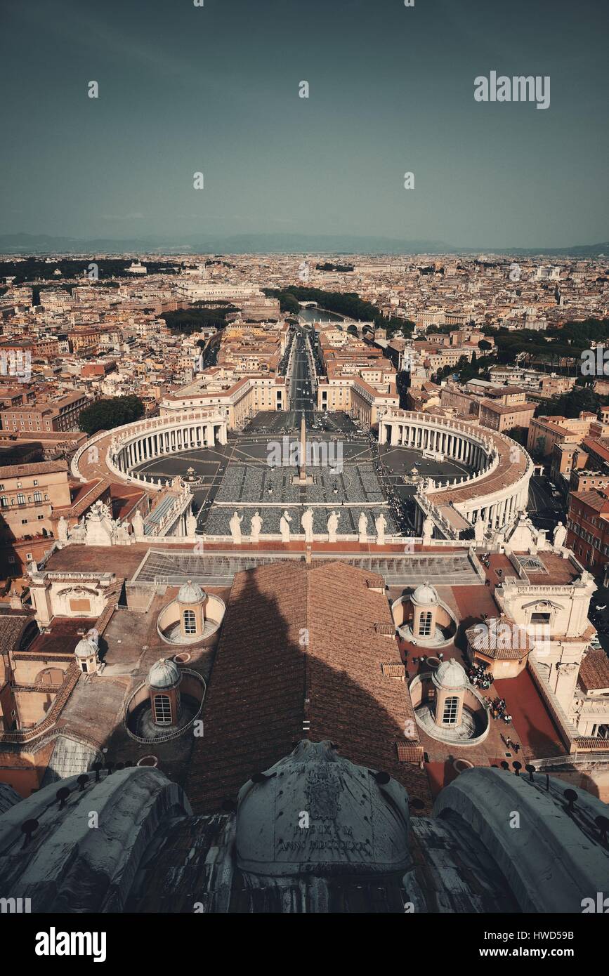Vatican city aerial view hi-res stock photography and images - Alamy