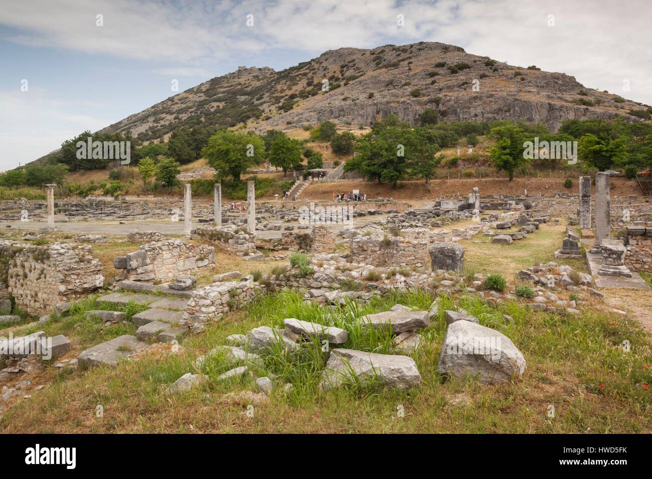 Greece, East Macedonia and Thrace Region, Philippi, ruins of ancient ...