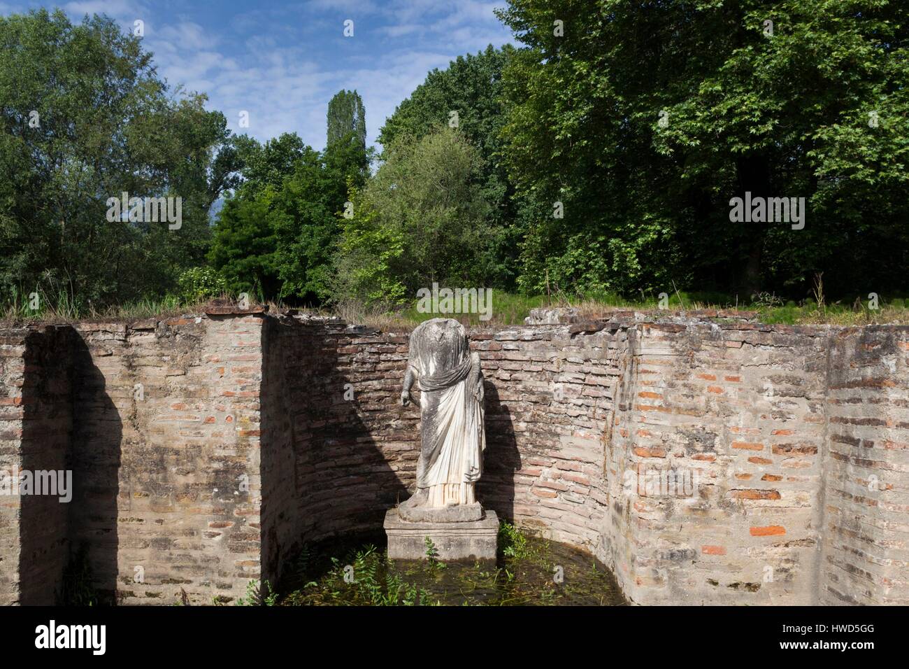 Greece, Central Macedonia Region, Dion, Ancient Dion, ruins of city ...