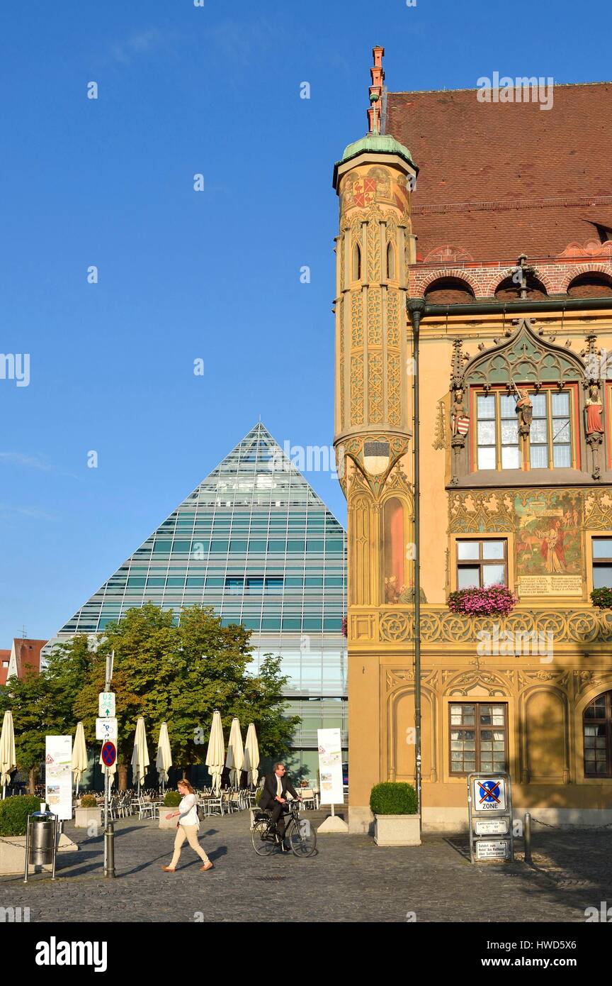 Germany, Bade Wurtemberg, Ulm, Albert Einstein' s birthplace ...