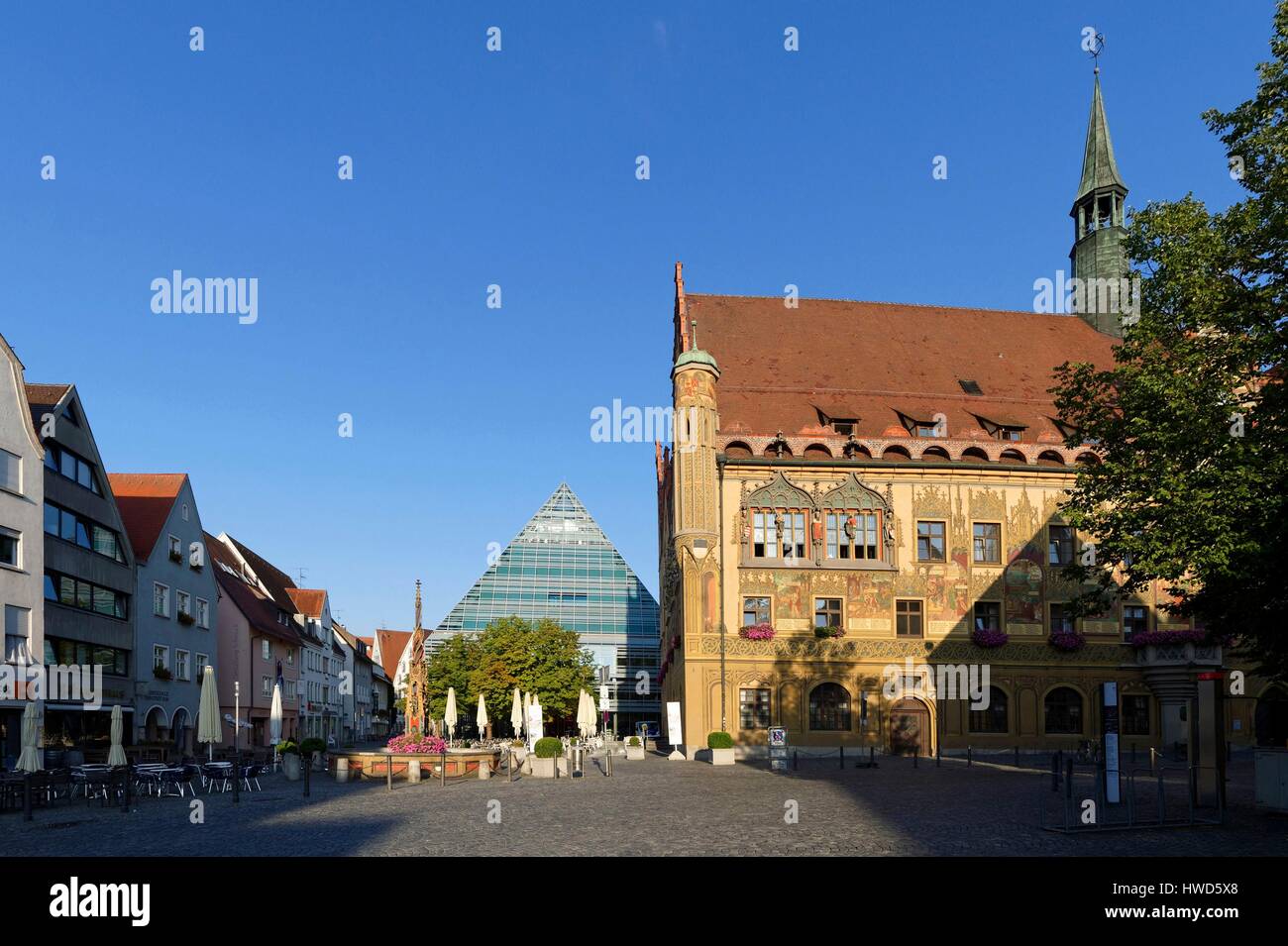 Germany, Bade Wurtemberg, Ulm, Albert Einstein' s birthplace ...