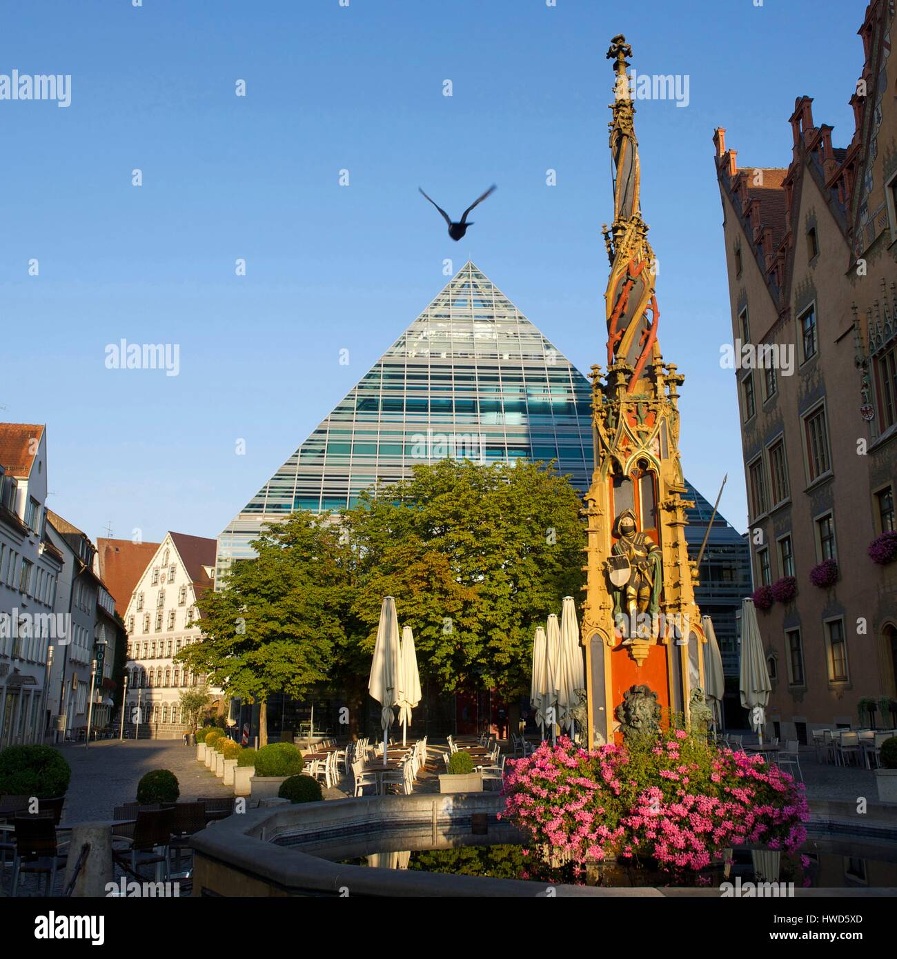 Germany, Bade Wurtemberg, Ulm, Albert Einstein' s birthplace ...