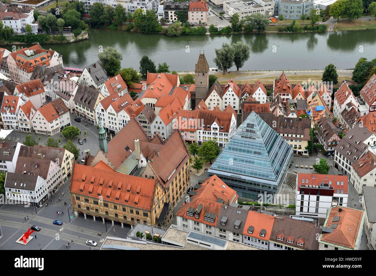 Germany, Bade Wurtemberg, Ulm, Albert Einstein' s birthplace ...
