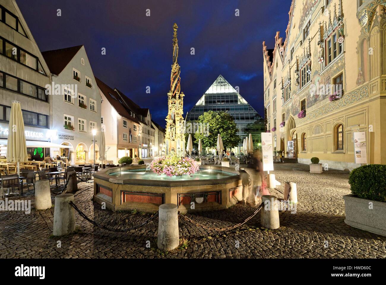 Germany, Bade Wurtemberg, Ulm, Albert Einstein' s birthplace ...