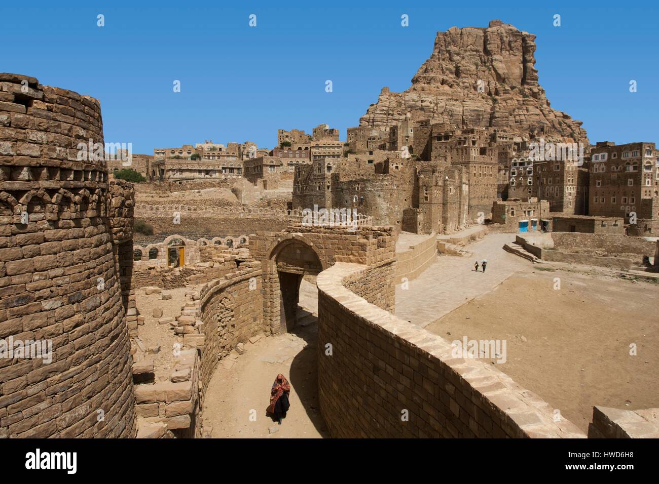 Yemen, Highlands, Hababa village Stock Photo - Alamy