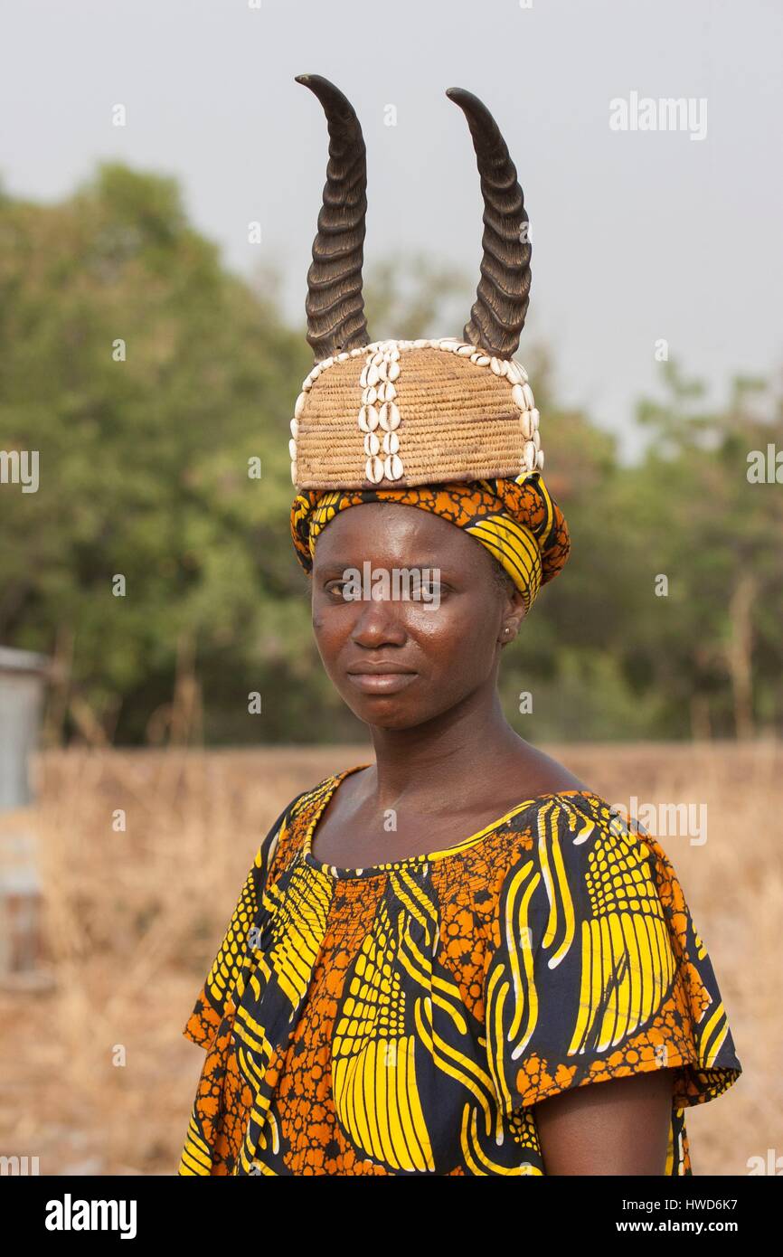 Togo, northern region, woman Tamberma Stock Photo - Alamy