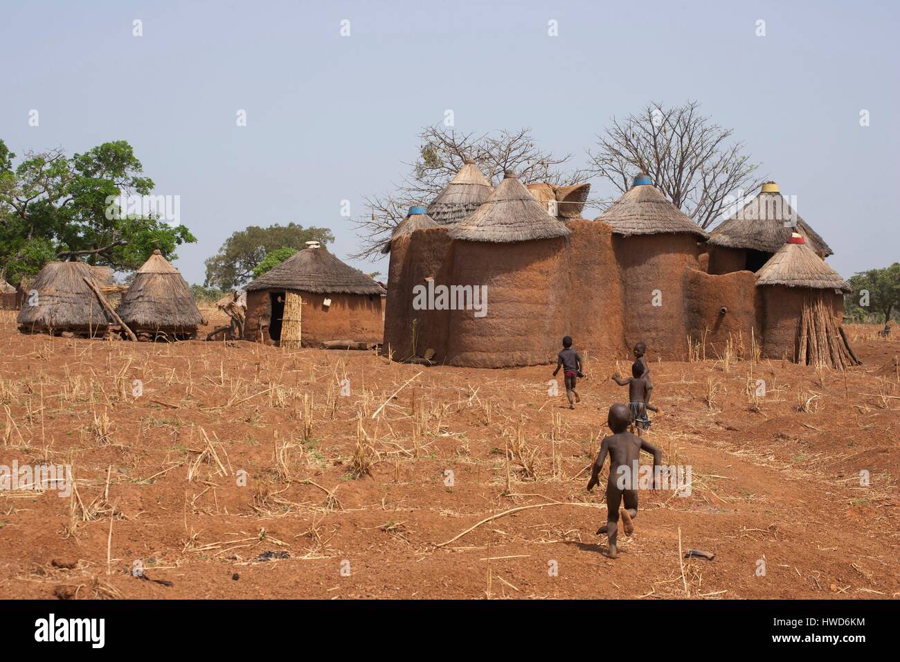 Togo, northern region, clay houses Tamberma the tatas listed as World ...