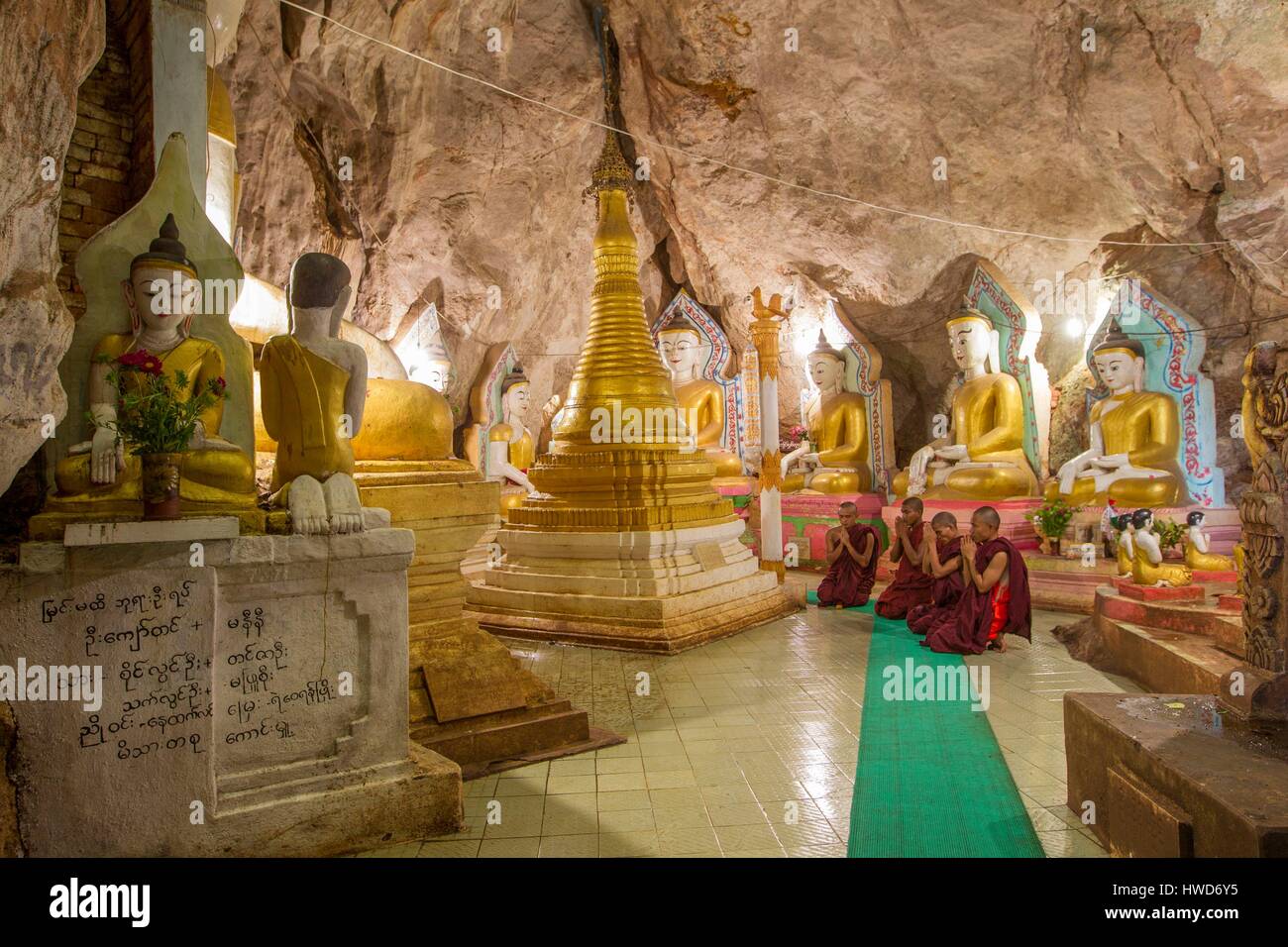 Myanmar Burma Kalaw Pagoda High Resolution Stock Photography and Images ...