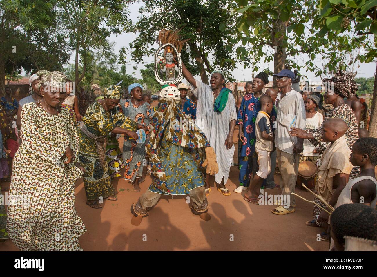 Benin, south-east region, Ketou, Gélédé classified as an Intangible ...