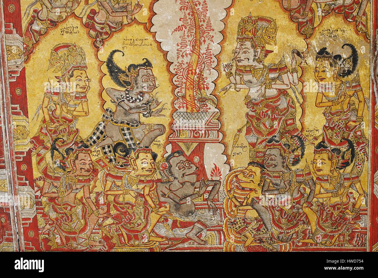 Bali kamasan painting hi-res stock photography and images - Alamy