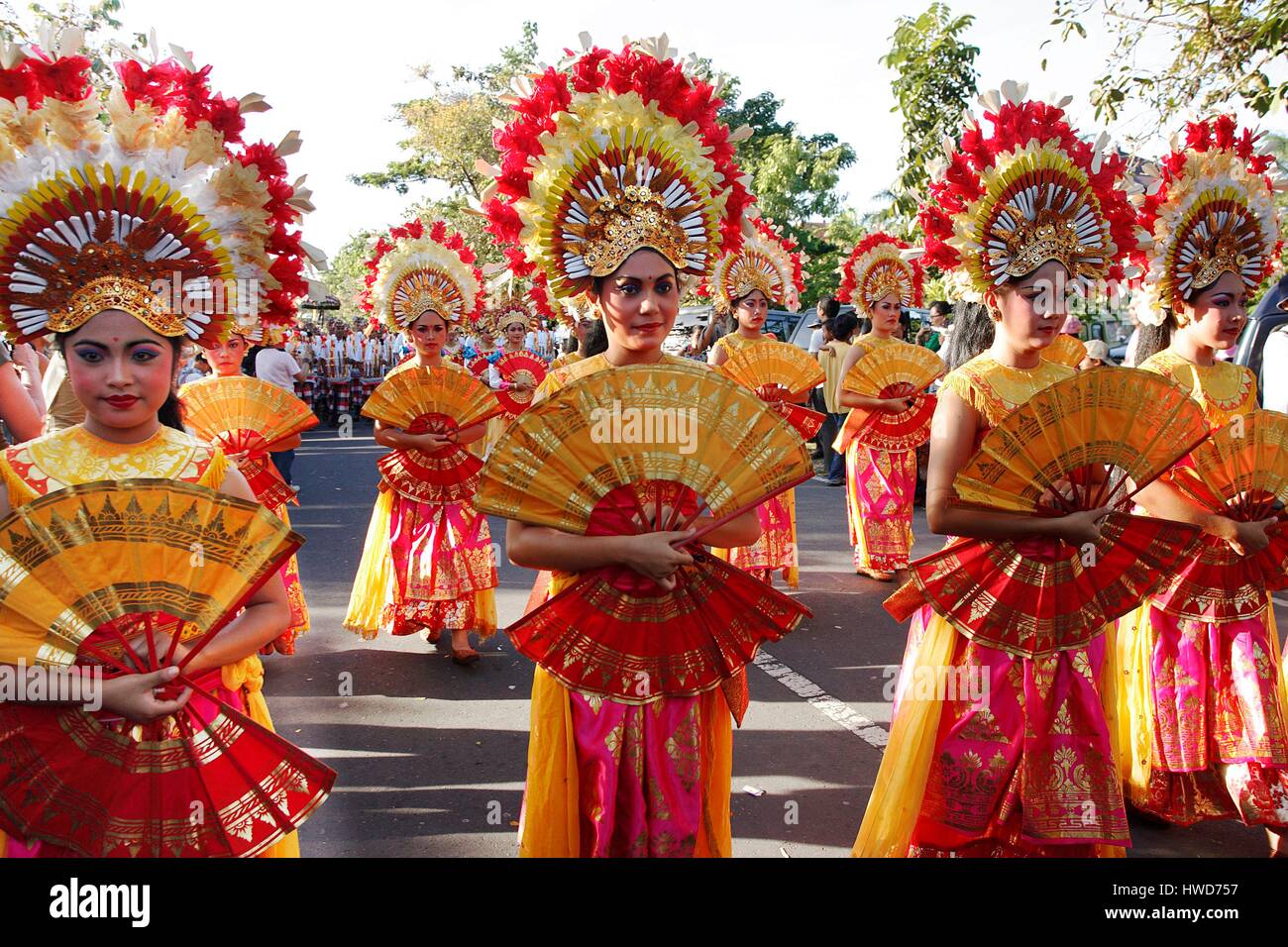 Indonesia, Bali, one of the many parade Stock Photo - Alamy